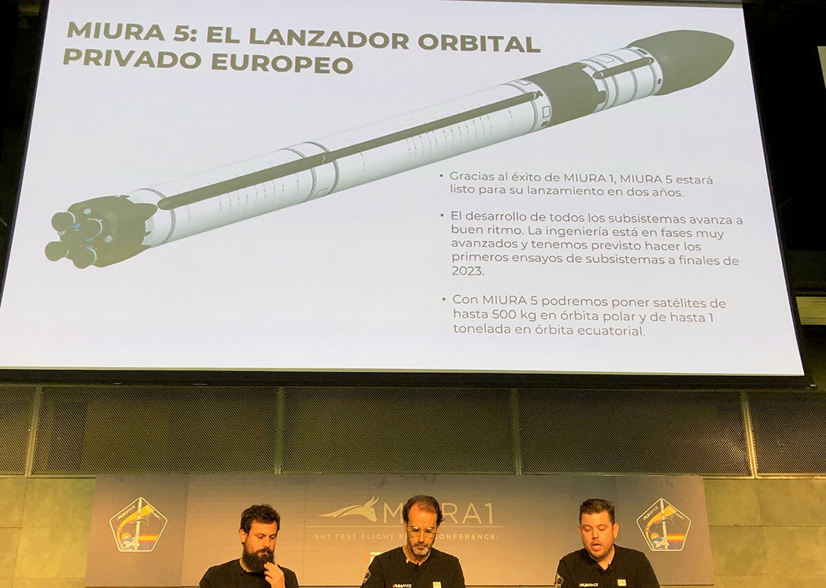 PLD Space lanzará el MIURA 5 a primeros de 2026 - Actualidad Aeroespacial