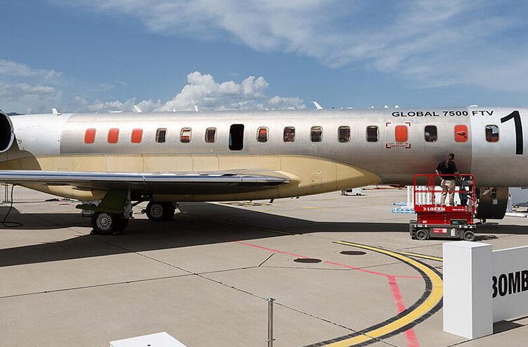 Bombardier entrega el primer Global 6000 a la USAF - Actualidad ...